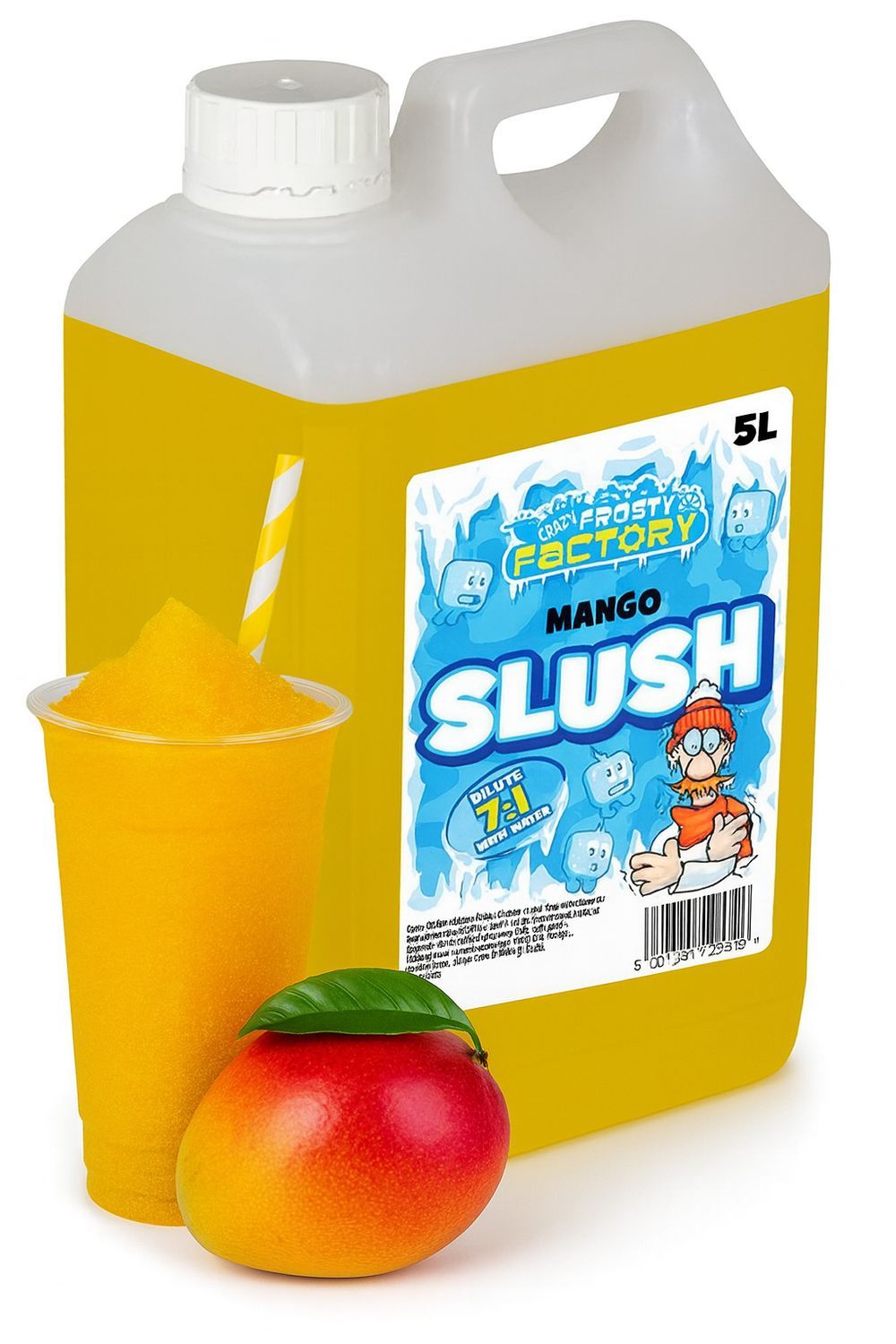 Mango Slush-Konsentrat - 40 liter Ferdig Slush - Crazy Factory ...