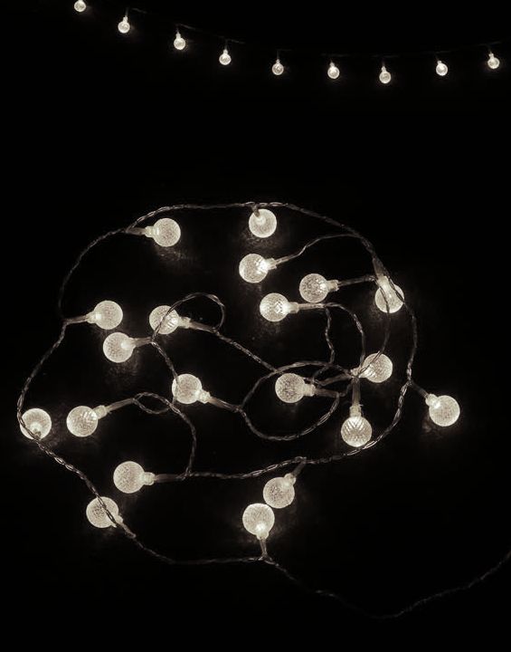 Batteridrevet Lysslynge med 20 Kupler og LED-Lys - Innendørsbruk 2 ...